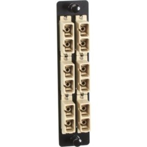Black Box JPM385A Rackmount Fiber Panel 1U Loaded with Single-Mode ...