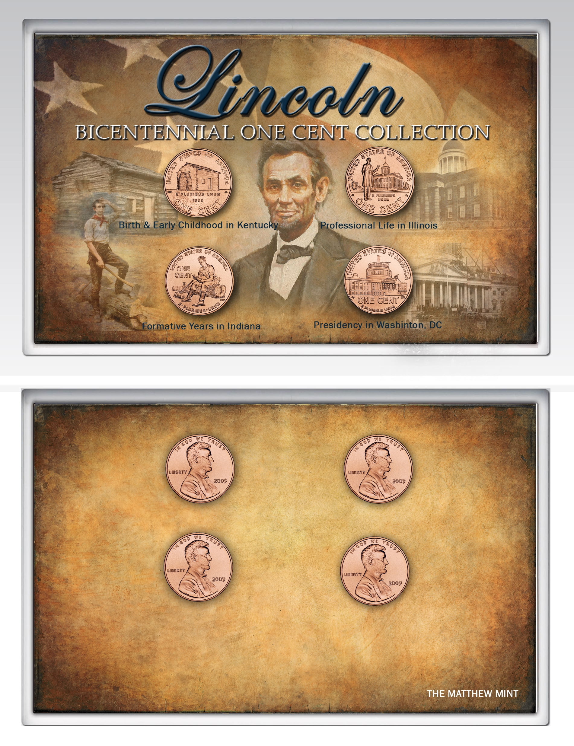 Lincoln Bicentennial Card - Walmart.com