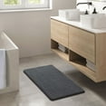 Better Homes & Gardens Signature Soft Cotton Memory Foam Bath Rug, Grey ...