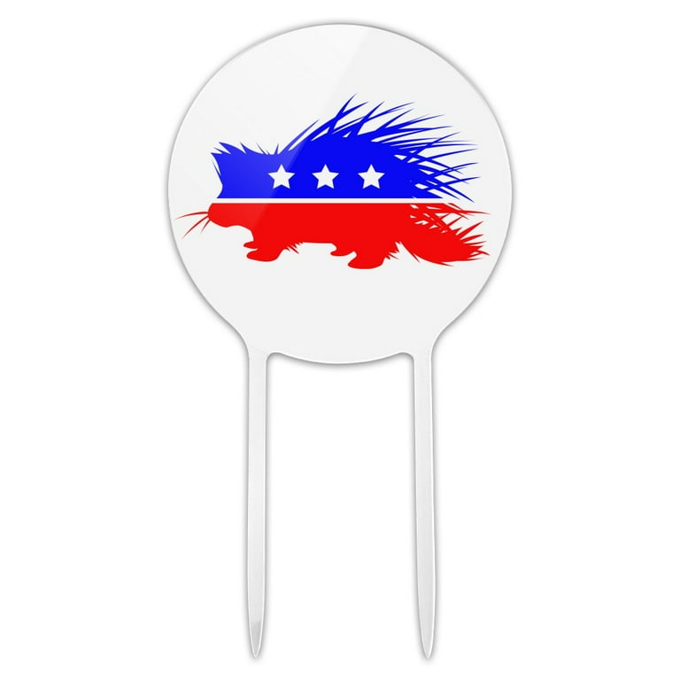 VVIVID Vinyl Car & Truck Decals/Stickers Libertarian Porcupine Vinyl ...