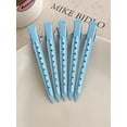 30pcs Assorted Duck Clip Blue Metal Alligator Hair Clips With Holes ...