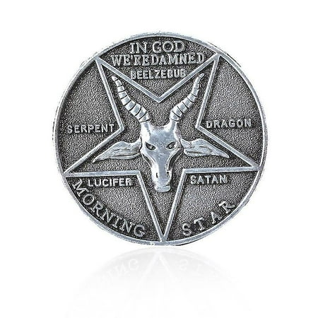 Lucifer Morning Star Satan Pentecost Cosplay Coin Commemorative Coin ...