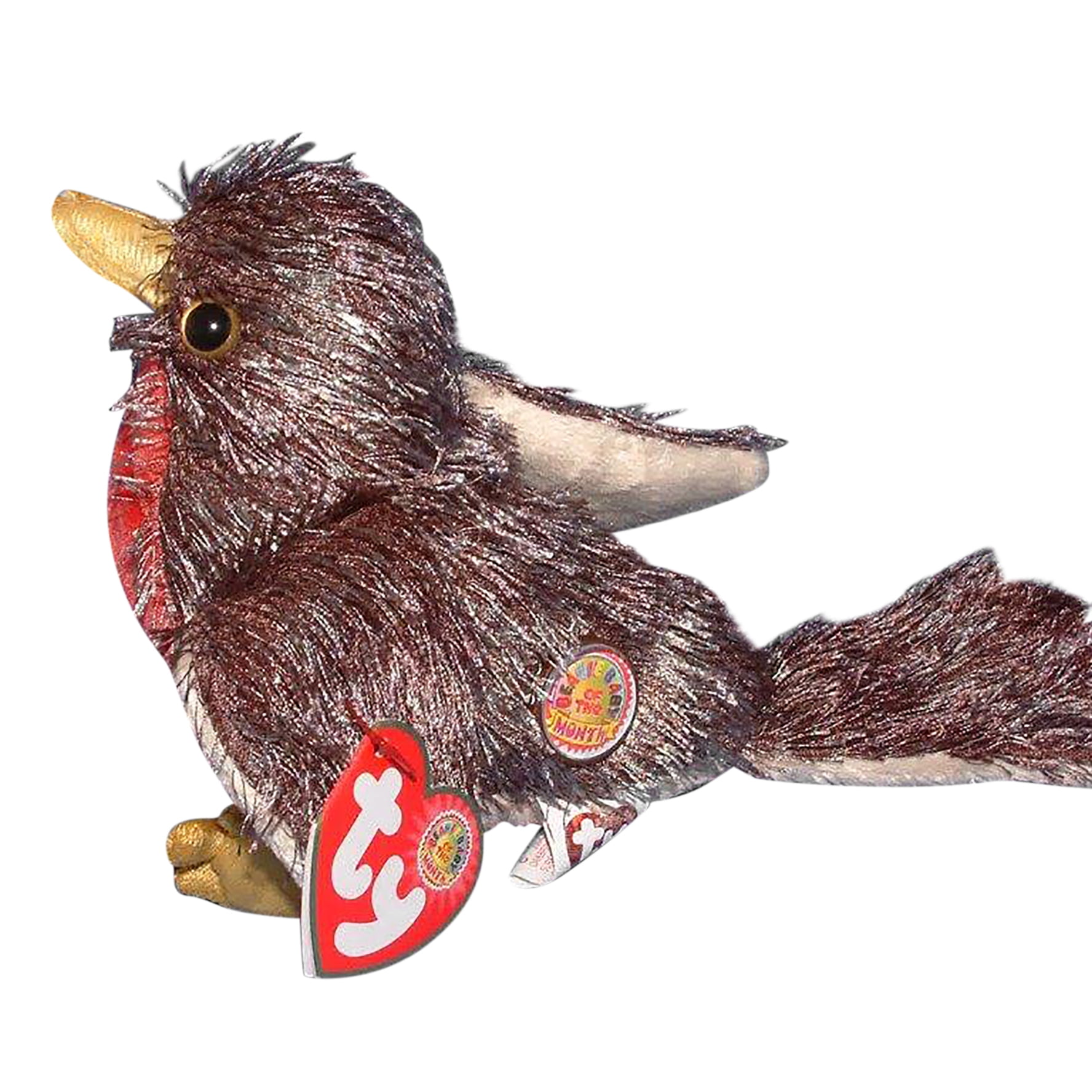 Ty Beanie Baby: Serenade the Robin BBOM April 2005 | Stuffed Animal ...