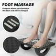 LITUEPET Rocking Foot Rest, Ergonomic Foot Stool with Massage Rollers ...