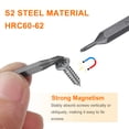 Uxcell 5pcs PH0000 Phillips Screwdriver Bit 5/32" Hex Magnetic Cross ...