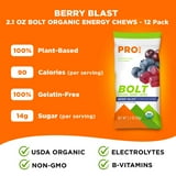 PROBAR - BOLT Organic Energy Chews, Berry Blast, Non-GMO, Gluten-Free ...