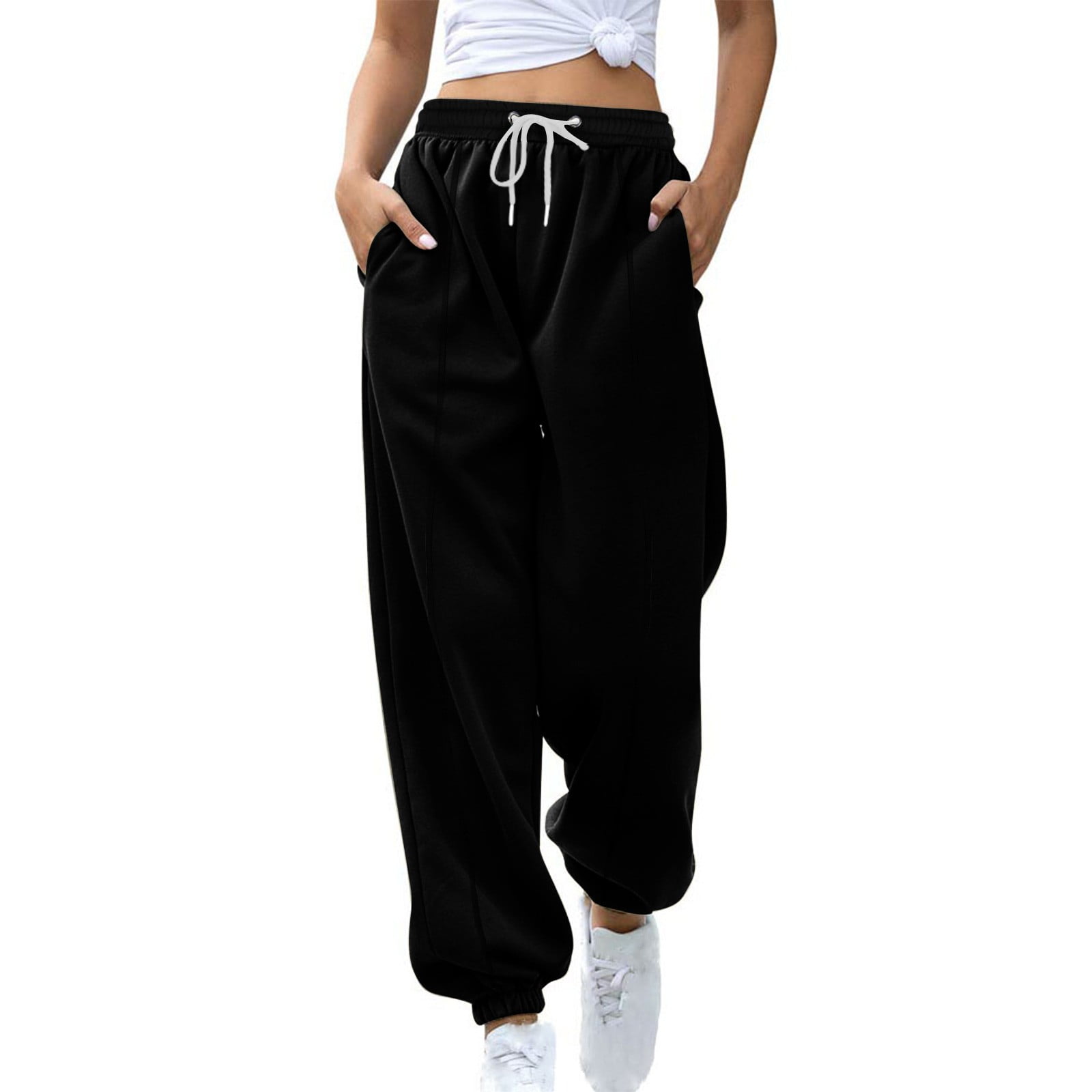 Click here for Cfhntfmh Sweatpants For Women 2024 Casual Fall Hig... prices
