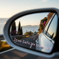 3XDrive Safe We Love You Sticker, 4 Inch Rearview Mirror Safety Decal ...