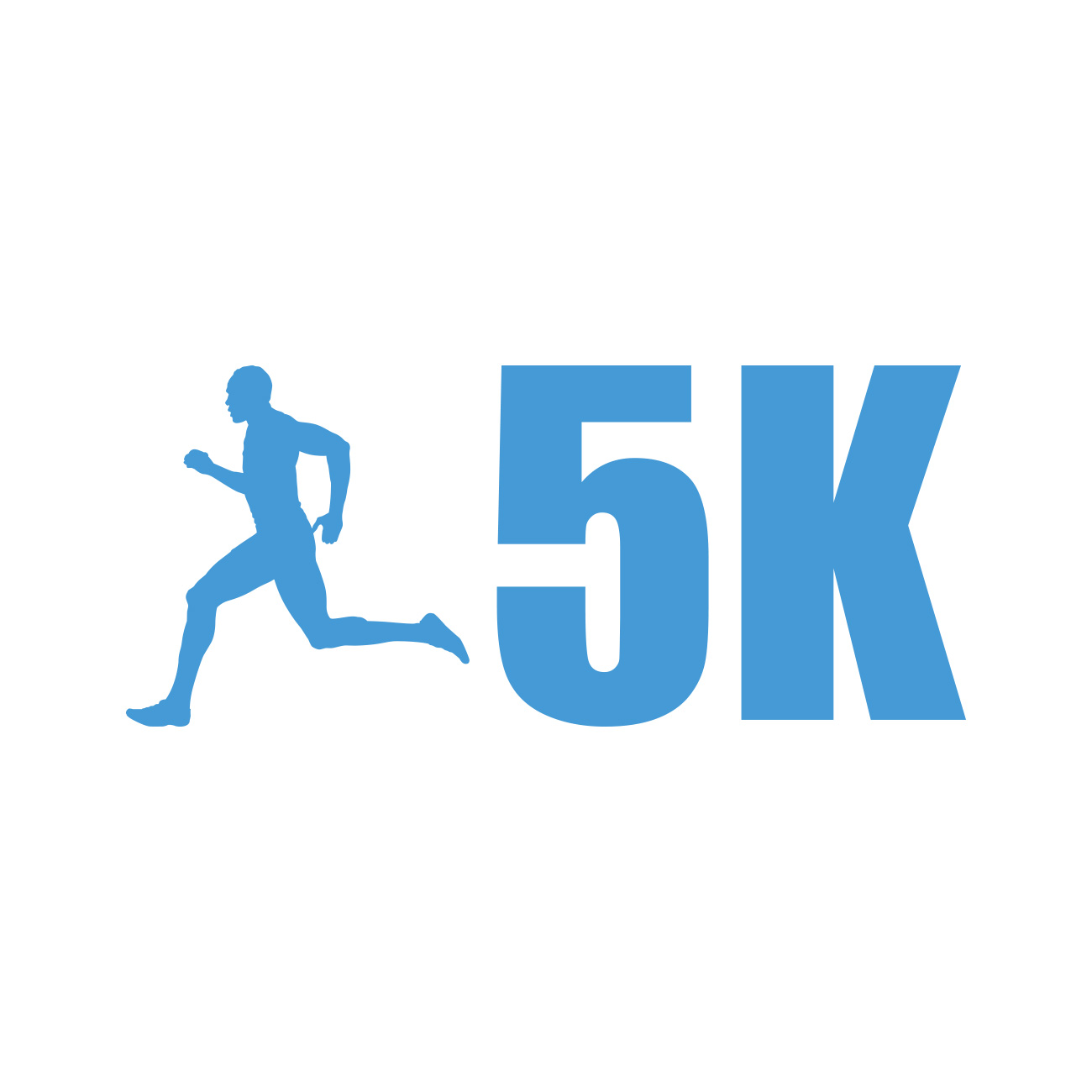 Mens 5K Sticker Decal Die Cut - Self Adhesive Vinyl - Weatherproof ...