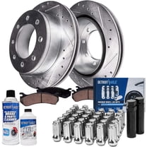 Detroit Axle - Front Brake Kit for Chevy Silverado Sierra Suburban ...