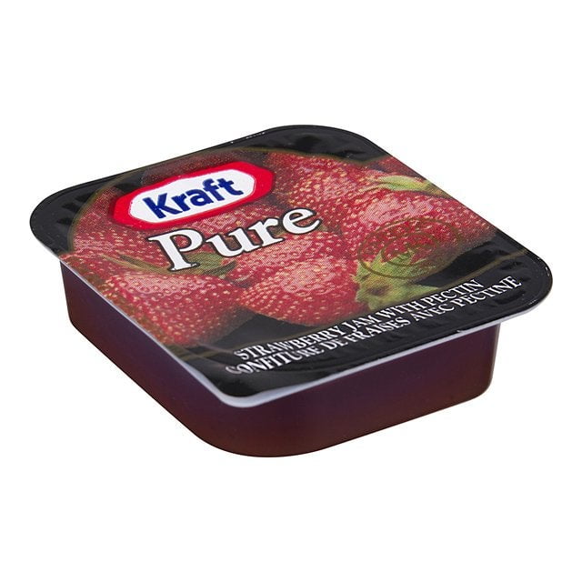 Click here for A2zbaazar Kraft Pure Strawberry Jam  Portion 16ml/... prices