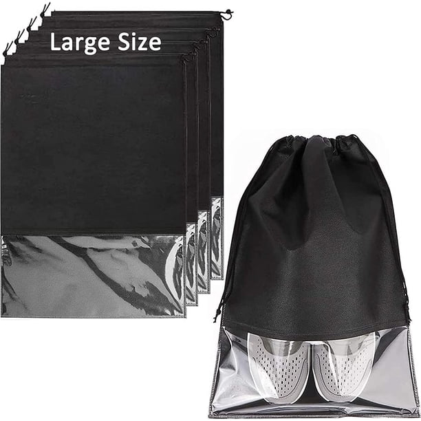 SHAR 4 Pieces Travel Shoe Bag, Large Waterproof Dustproof Shoe Storage ...