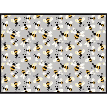 Queen Bee Black and White Kitchen Countertop Drying Mat - Walmart.com