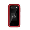 Consumer Cellular Nokia 2780, 8GB, Red - Lightweight Flip Phone with ...