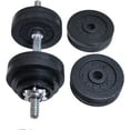50lb 100lb Dumbbells Adjustable Weight Set Fitness GYM Home Cast Full ...