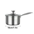 Uncoated Stainless Steel Milk Pot, Early Age Food Saucepan, Household ...