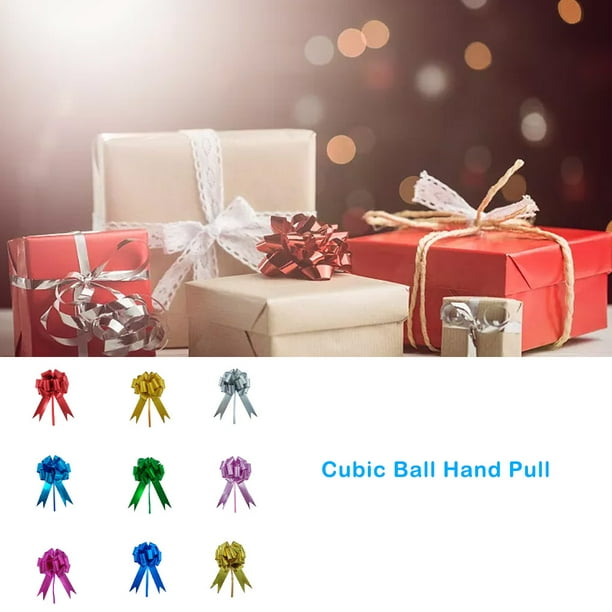 ziyahi 30 Pieces Wedding Pull Bow Ball Shaped Celebration Knot Ribbons ...