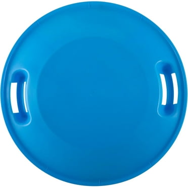 Superio Round Spiral Snow Sled Red 24" Sledding Disc for Kids and ...