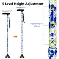 KAKICLAY LED Walking Cane: Foldable, Lightweight, Heavy Duty for ...