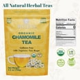 Hyleys Organic Chamomile Tea Bags – 100 Count, Caffeine Free Herbal Tea ...