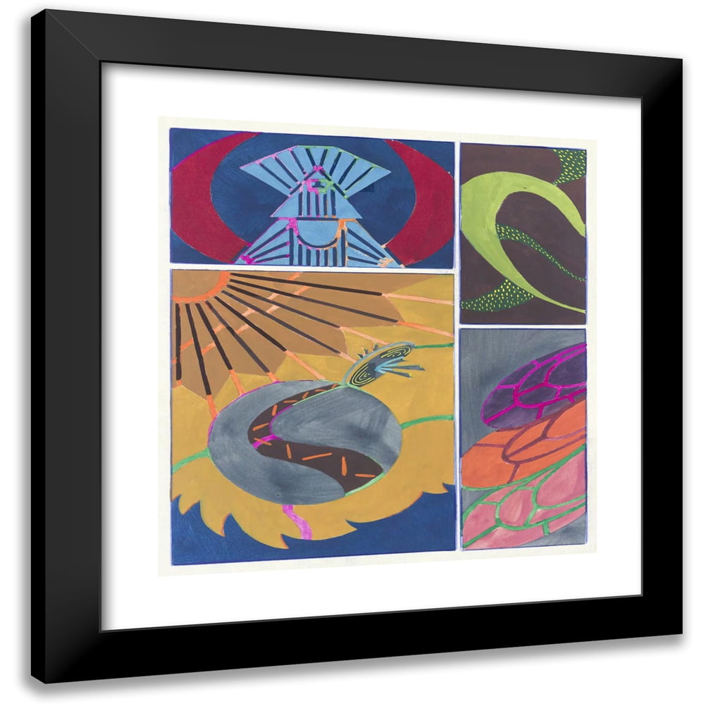 Jef de Schilder 15x16 Black Modern Framed Museum Art Print Titled ...