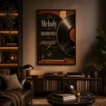 Affixzi Vinyl Record Wall Art, Retro Music Poster, Studio Decor ...