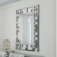 LUVODI Large Silver Wall Mirror for Living Room, Bedroom, Hallway ...