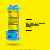 GHOST Energy Drink, Zero Sugar, SOUR PATCH KIDS Blue Raspberry Flavor ...