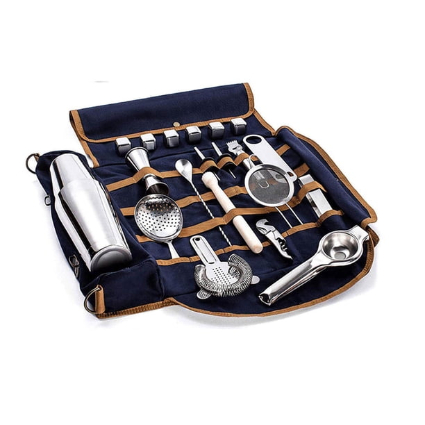 pitrice Bartender Bag Cocktail Tool Bag Bartender Travel Bag Cocktail ...