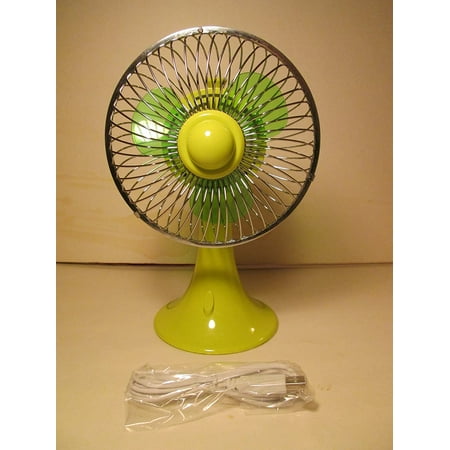 Retro Usb Fan (Lime Green). | Walmart Canada