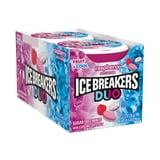 Ice Breakers Duo Raspberry Flavored Sugar Free Mints with Cooling ...