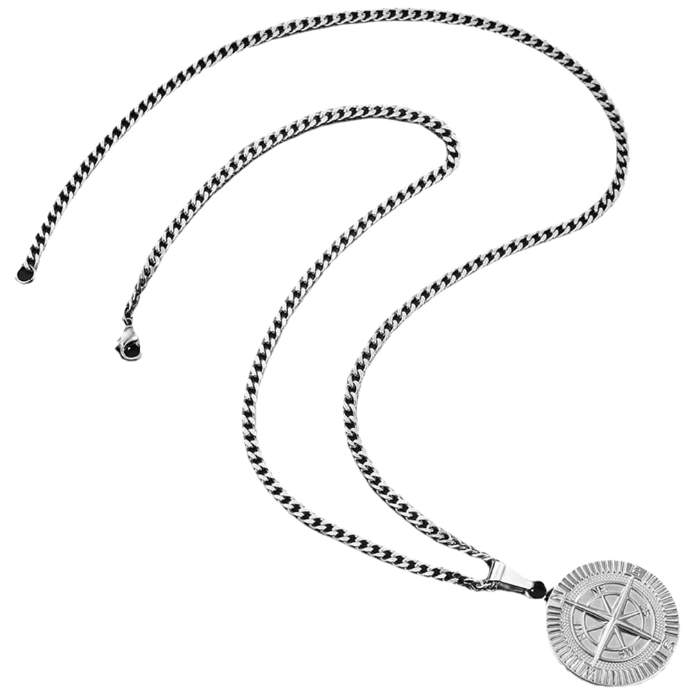 Click here for Homemaxs Compass Pendant Necklace Choker Vintage C... prices