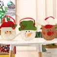 kiskick Xmas Candy Bag Increase Festive Atmosphere: Cute Round Bottom ...
