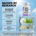 Clean Nutraceuticals Magnesium Glycinate 1000mg with L-Theanine 200mg ...