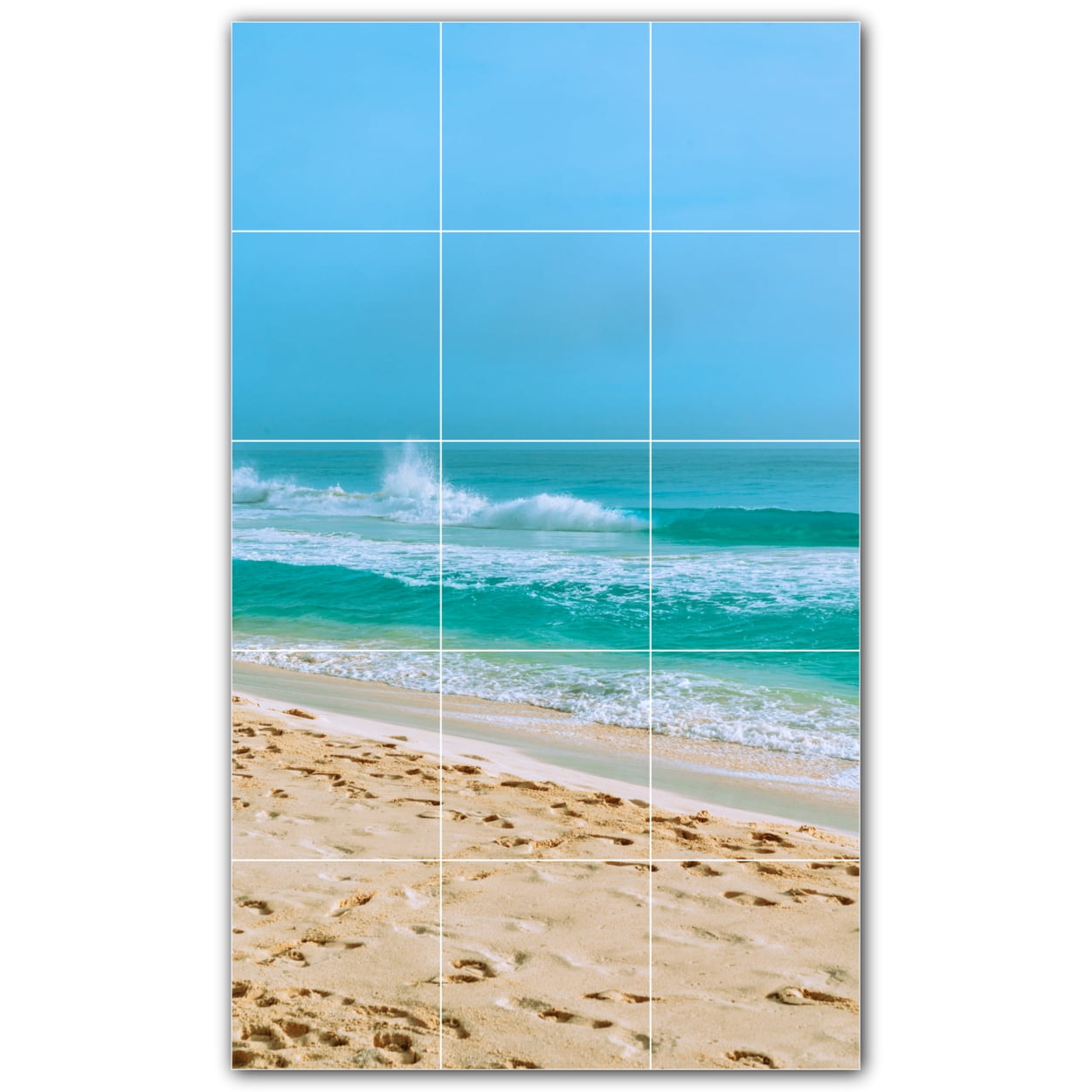 Picture-Tiles.com: Beach Ceramic Tile Wall Mural WAL500072-35M. 18"W x ...