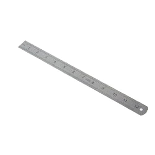 12 inch Stainless Steel Ruler Metric and SAE Measurements - Walmart.com ...
