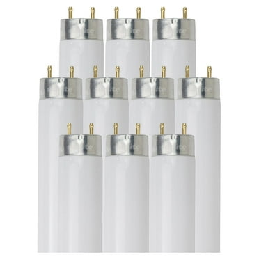 (10 Pack) F17T8/850 17W 24 Inch T8 Fluorescent Tube Light Bulb, 4100K ...