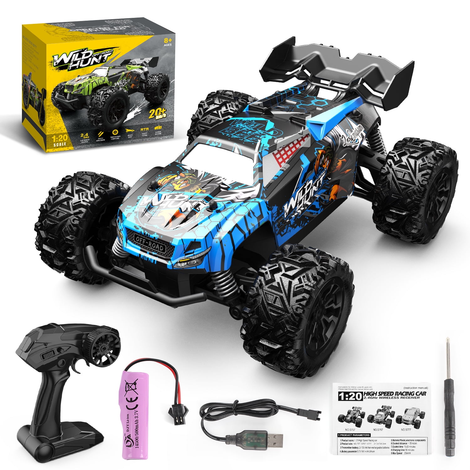 Click here for Unbranded S767 Blue 1:20 Scale Rc Off-Road Vehicle... prices