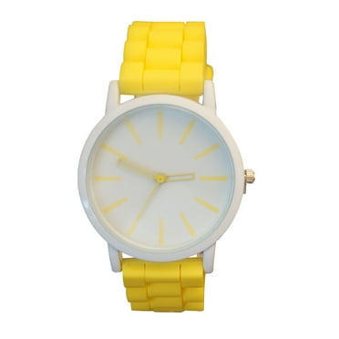 Classic Solid Yellow Dial Unisex watch #CS.YW.U.P.10 - Walmart.com