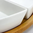 Elama Ceramic Stoneware Condiment Appetizer Set, 6, Center Piece Round ...