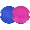 Superio Round Snow Saucer Sled, Red and Fuchsia 2 Pack Spiral 26 ...
