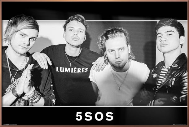 5sos Logo Black And White