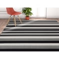 Well Woven Non-Skid/Slip Rubber Back Antibacterial Solid Stripes Multi ...