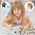 Sticker Books for Kids,Include 20 Animal Hidden Theme,Kids Educational ...