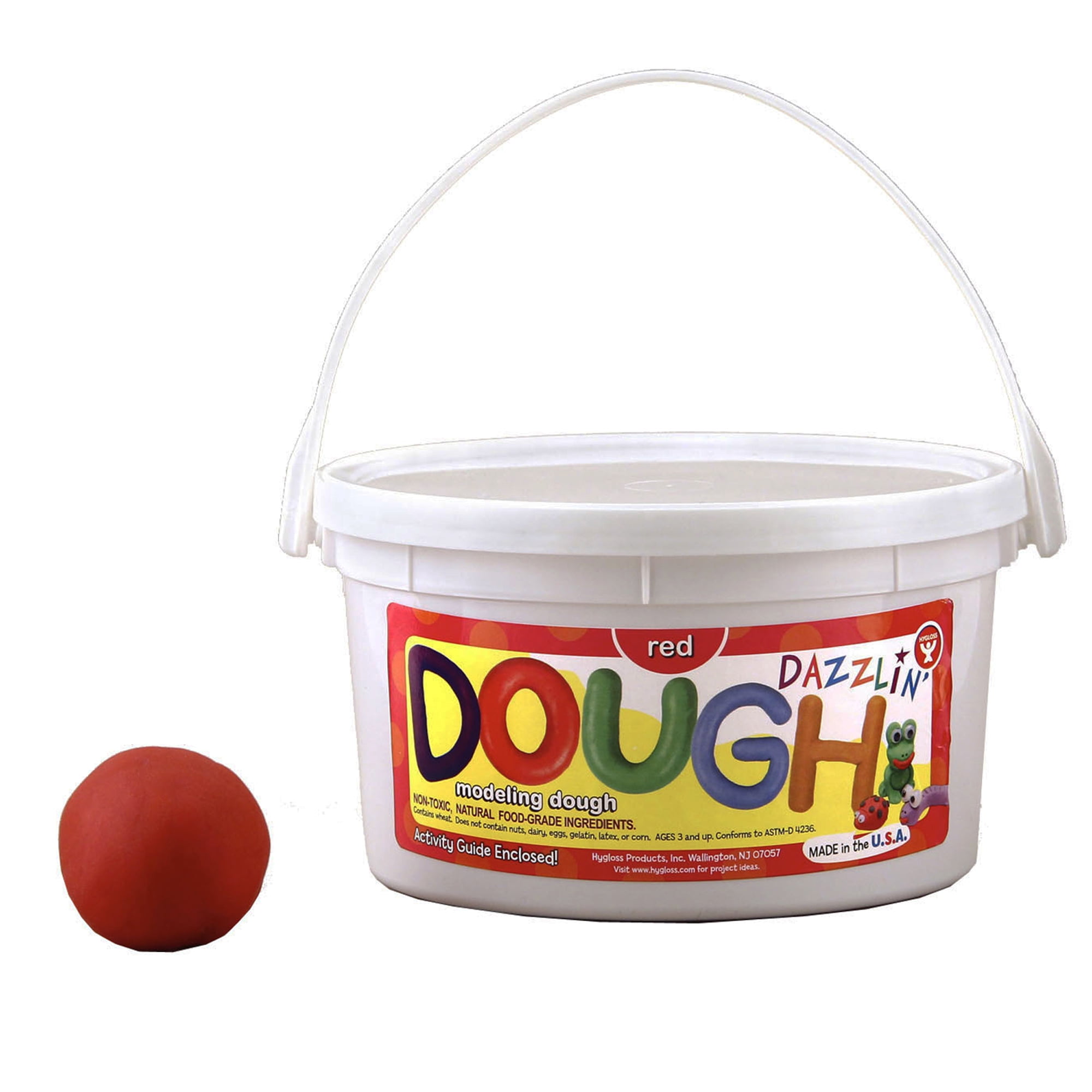 Dazzlin' Dough, Red, 3 lb. Tub, Pack of 3 - Walmart.com