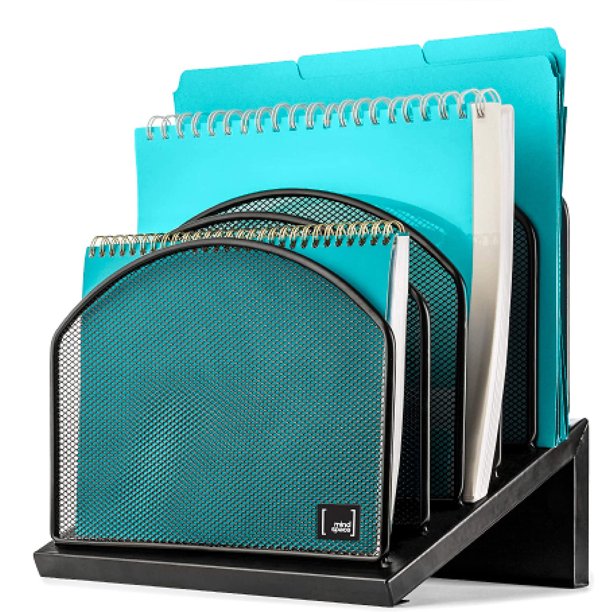 Mindspace File Organizer Inclined File Holder for Desk with 5 ...