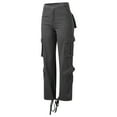 Wanyng Jeans For Women Jeans Wide Leg Straight Demin Cargo Pants Casual