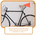 CATIEBYE 2 Sets Orange Reflective Bike Safety Flags for Cycling Outdoor ...