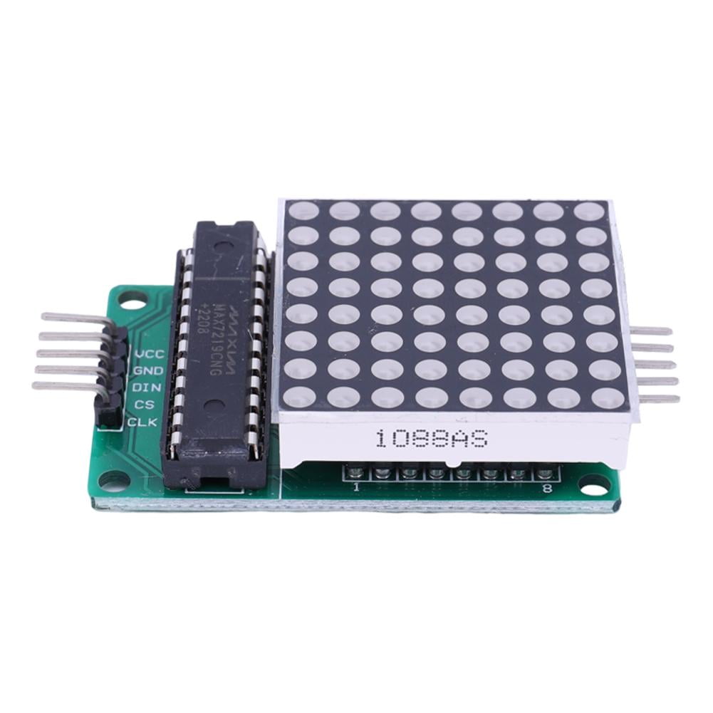 MAX7219 Dot LED Matrix Module MCU Control Module 8x8 Entrada de salida ...