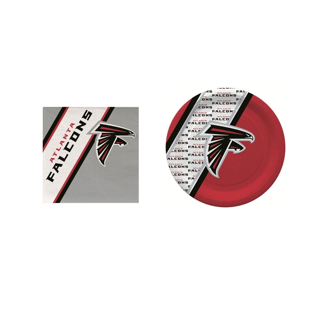 Atlanta Falcons 20 Pc Disposable Paper Plates And 20 Pc Disposable ...